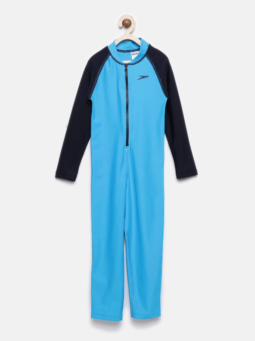 Buy Speedo Boys Full Sleeves Bodysuit - Swimwear for Unisex Kids ...