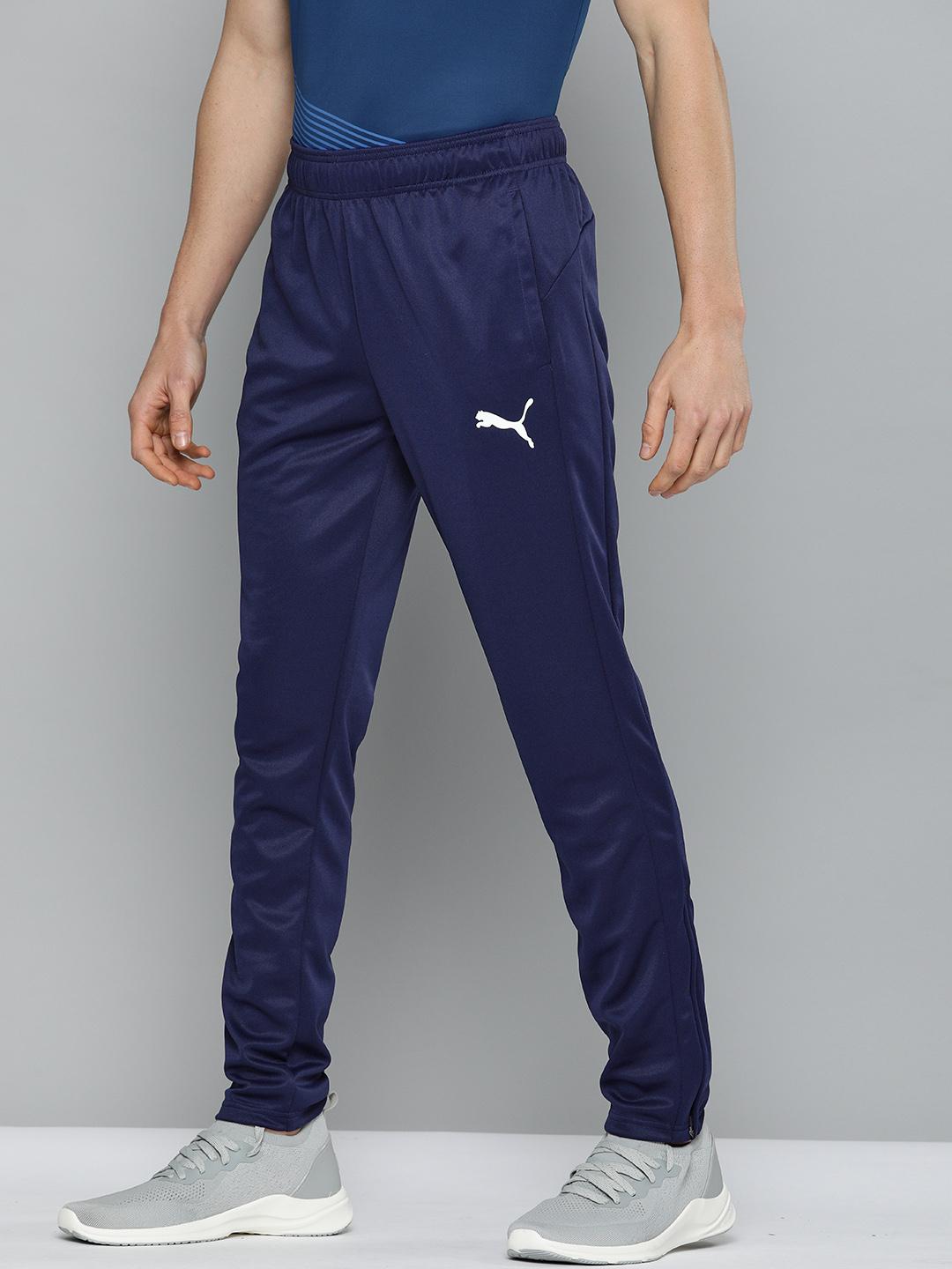 Buy Puma Active Navy Blue Solid Slim Fit Dry Cell Tricot Sustainable ...