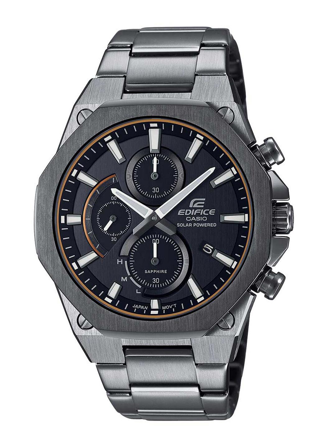 Buy CASIO Men EDifice EFS S570DC 1AUDF Gray Analog Dial Gray Stainless ...