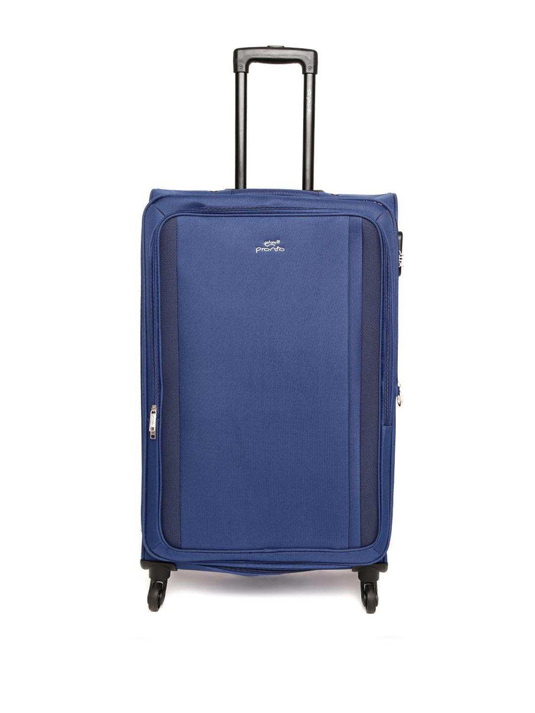 Buy Pronto Unisex Blue Rome 4 W Spinner 68 Trolley Bag - Trolley Bag ...