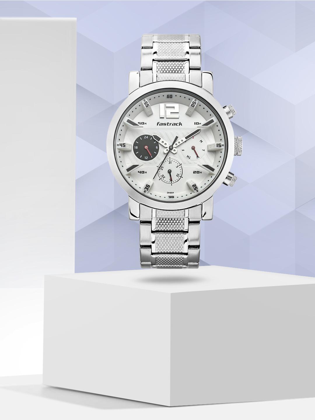 Buy Fastrack Fastfit Multifunction Analog With White Dial Watch For ...