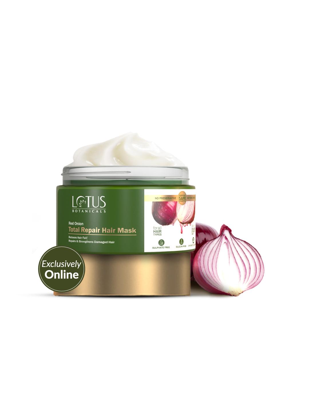 Buy Lotus Botanicals Red Onion Total Repair Hair Mask With Ginseng 200 ...