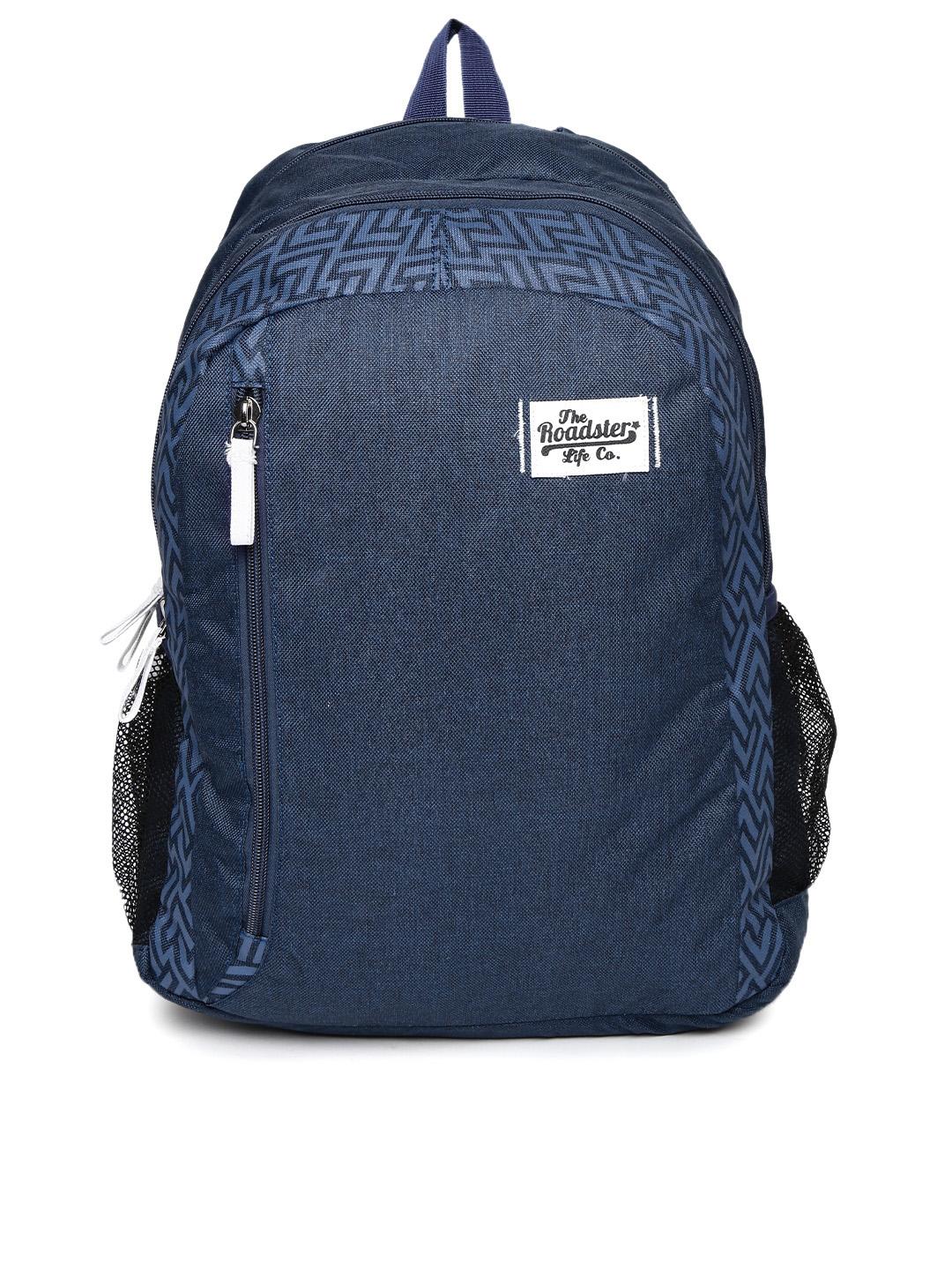 Buy Roadster Men Blue Backpack - Backpacks for Men 1443178 | Myntra