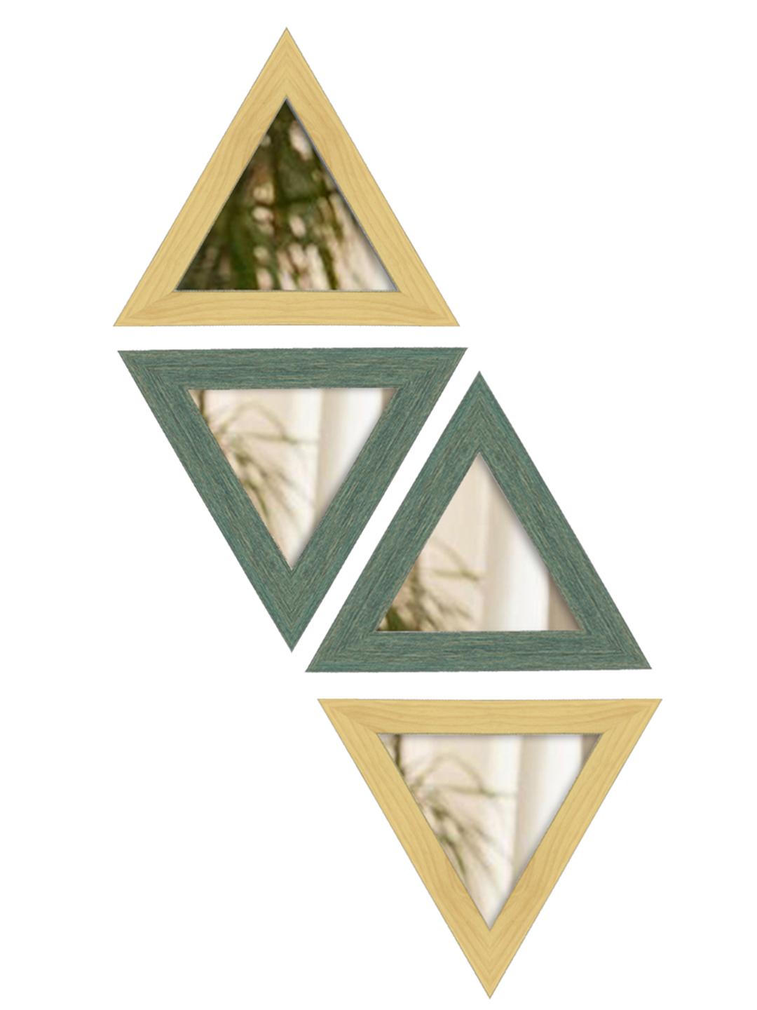 Buy Art Street Set Of 4 Triangle Shaped Wall Mirrors - Mirrors for ...