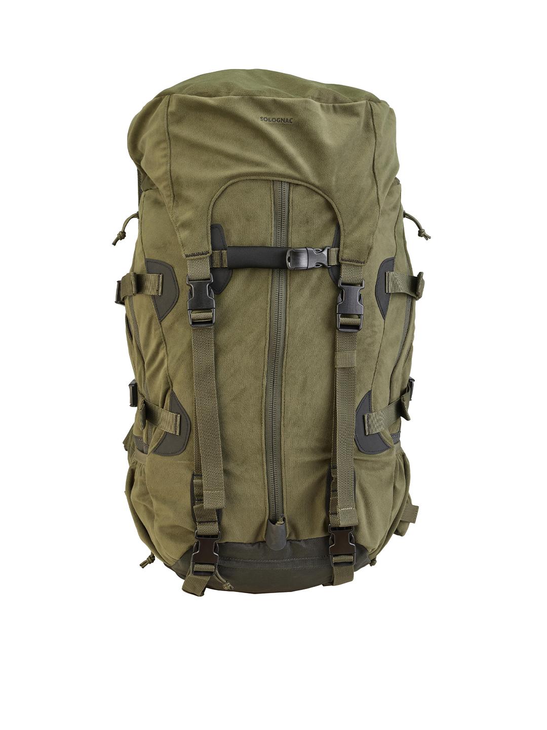 Buy Decathlon SOLOGNAC Olive Green Adjustable Outdoor Wildlife Backpack ...