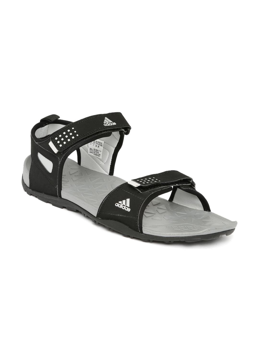 Buy ADIDAS Men Black Winch Sports Sandals - Sandals for Men 1501492 ...