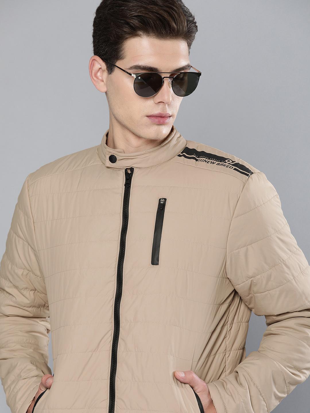 Buy The Indian Garage Co Men Zip Front Puffer Jacket With Zipper ...