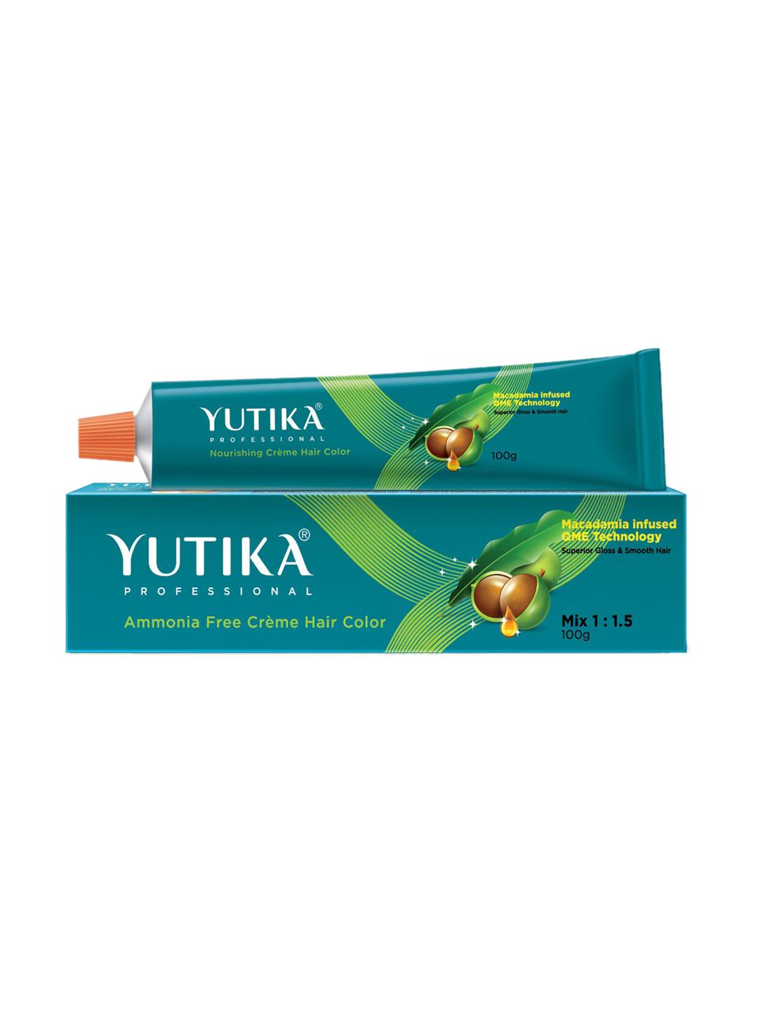 Buy YUTIKA Professional Creme Hair Color Pro Darkest Brown 2.0 100gms ...