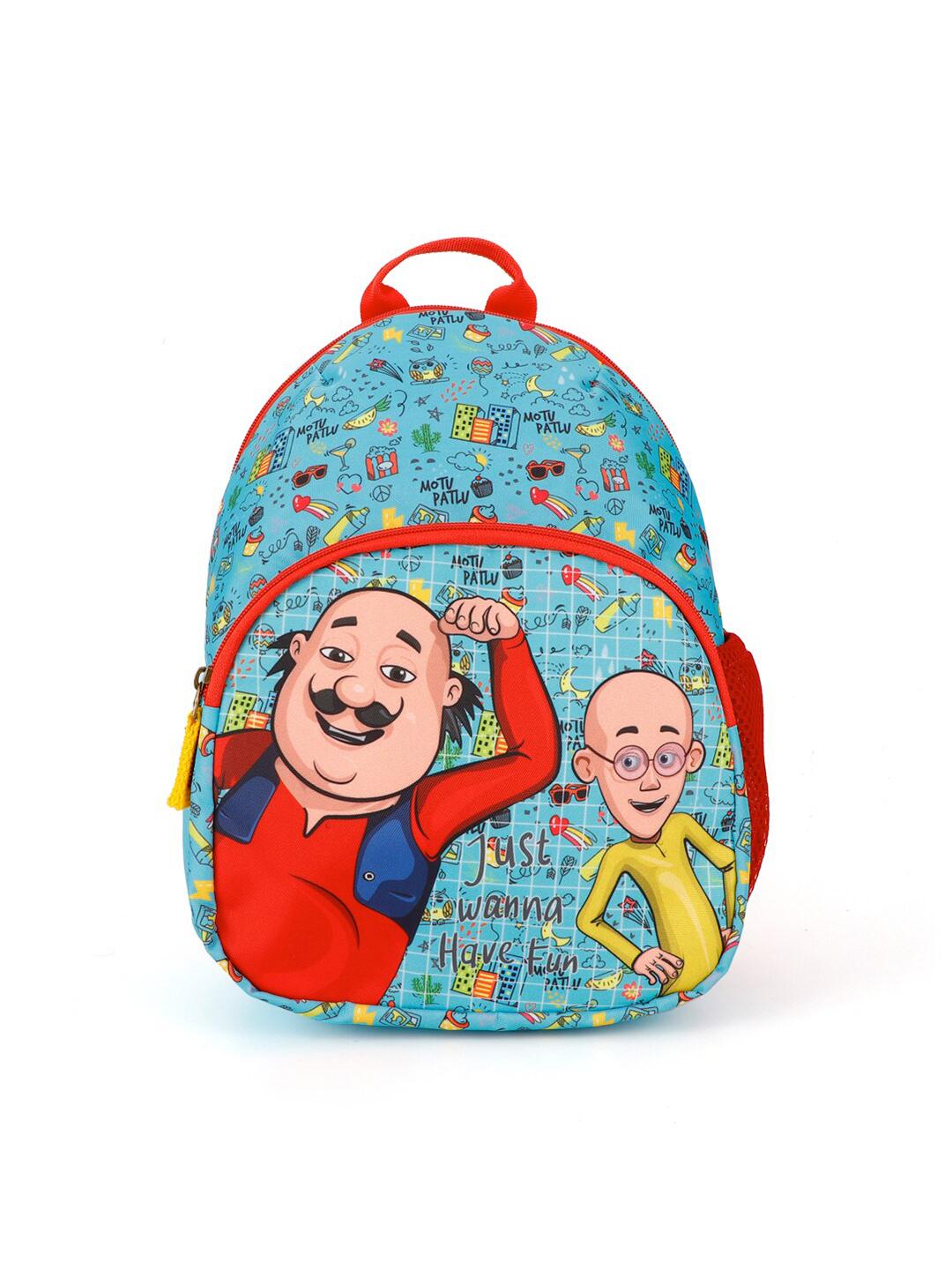 Buy Nickelodeon Boys Sea Green & Red Graphic Motu Patlu Printed ...
