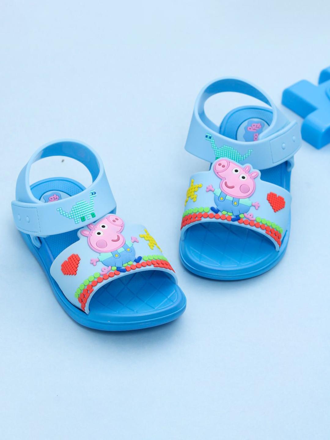 Buy Yellow Bee Boys Blue & Red Bee Magic Brick Comfort Sandals ...