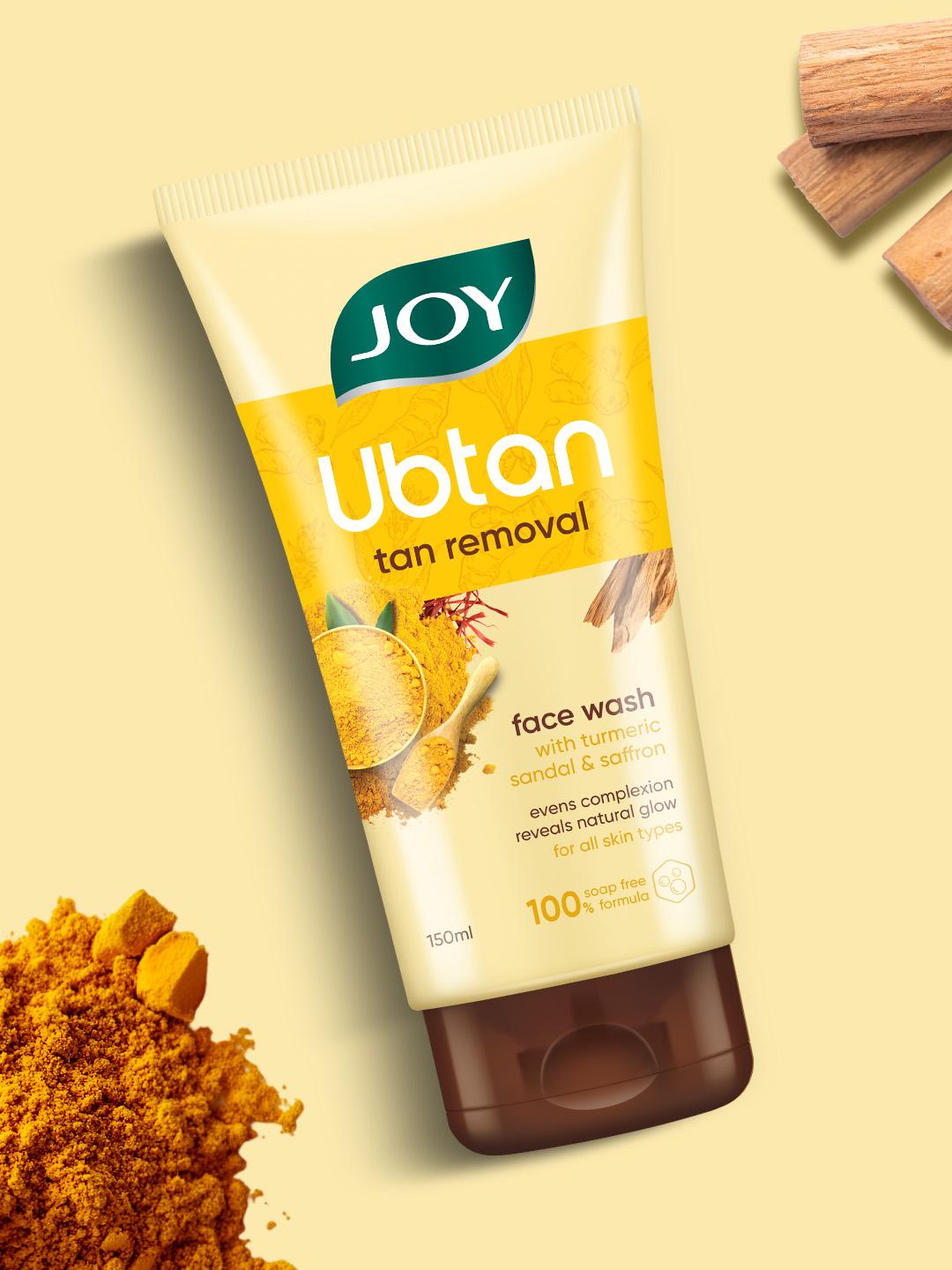 Buy JOY Tan Removal Ubtan Face Wash For Bright &glowing Skin 150ml ...