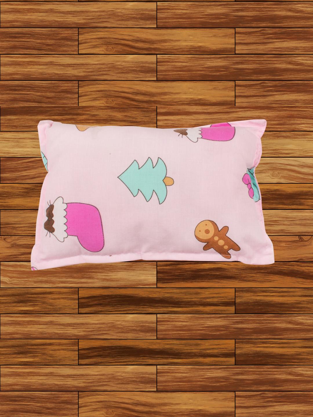 Buy Mittenbooty Kids Pink & Sea Green Pure Cotton Sleep Pillow ...