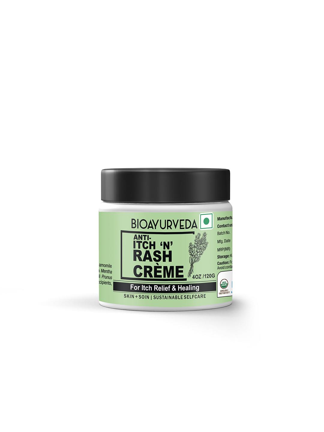 Buy BIOAYURVEDA Anti Itch N Rash Cream 120g - Body Cream And Lotion for ...