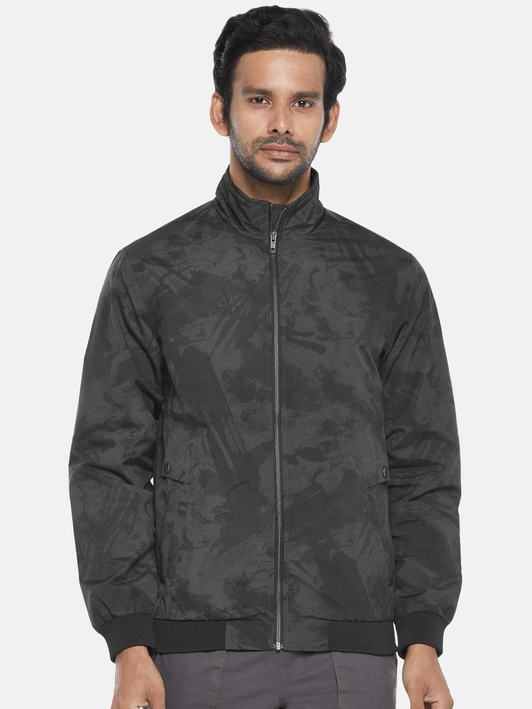 Buy Urban Ranger By Pantaloons Men Olive Green Camouflage Bomber Jacket ...
