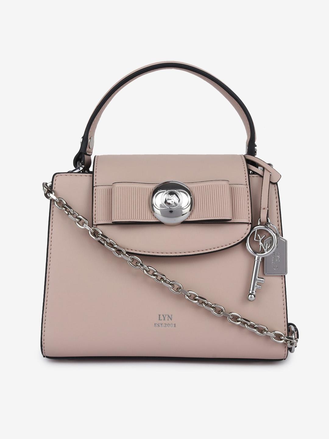 Buy LYN Women Beige Solid Handbags - Handbags for Women 15541438 | Myntra