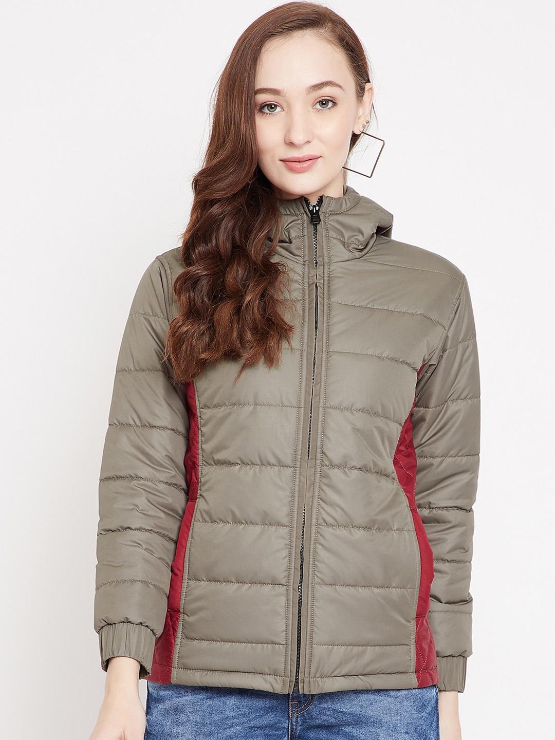 Buy JUMP USA Women Grey Padded Jacket - Jackets for Women 15618768 | Myntra