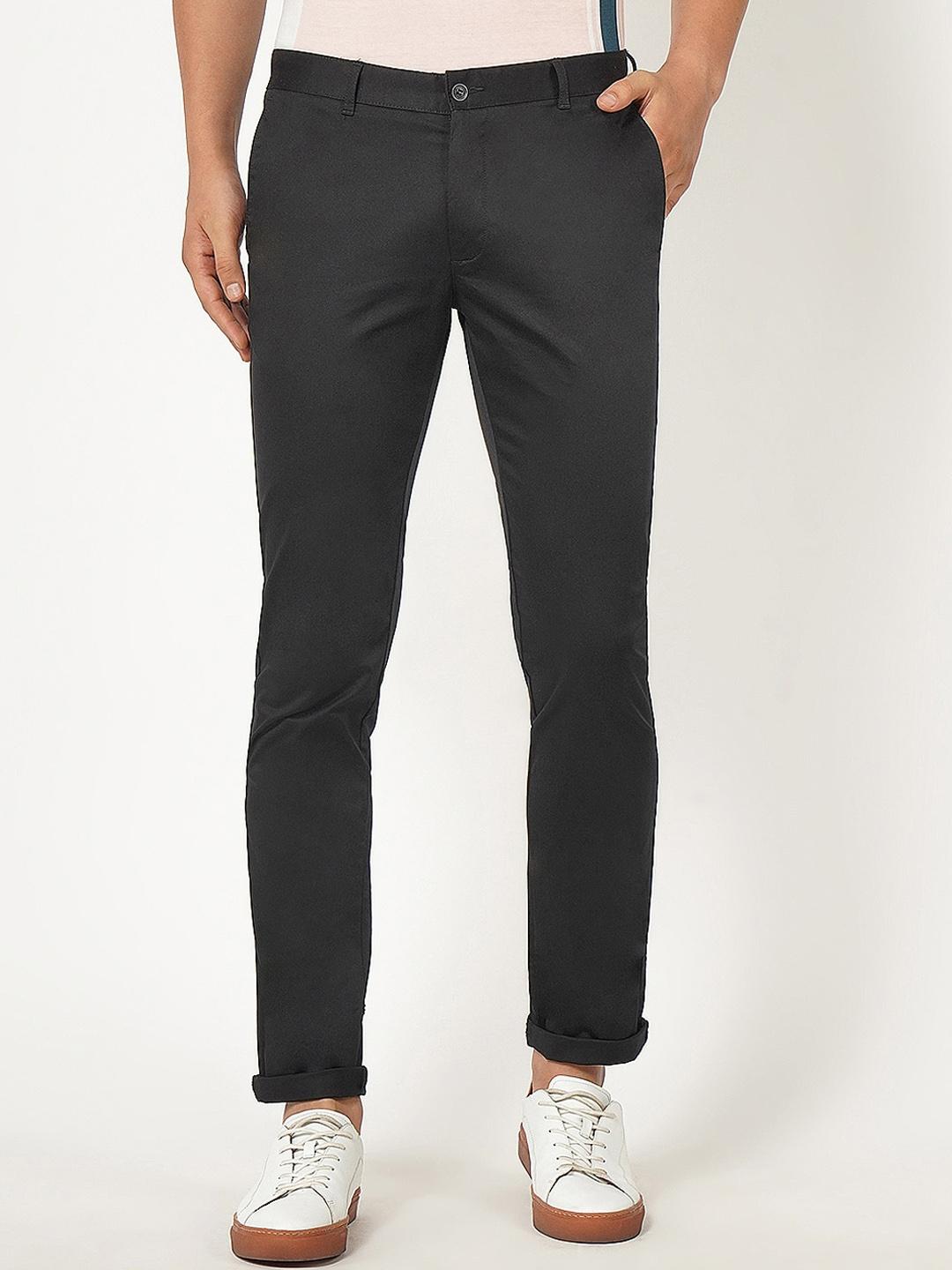 Buy Blackberrys Men Black B 91 Skinny Fit Trousers - Trousers for Men ...