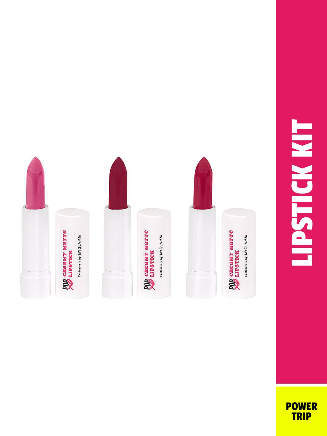 Buy MyGlamm POPxo Makeup Collection Mini Lip Kit Power Trip - Makeup ...