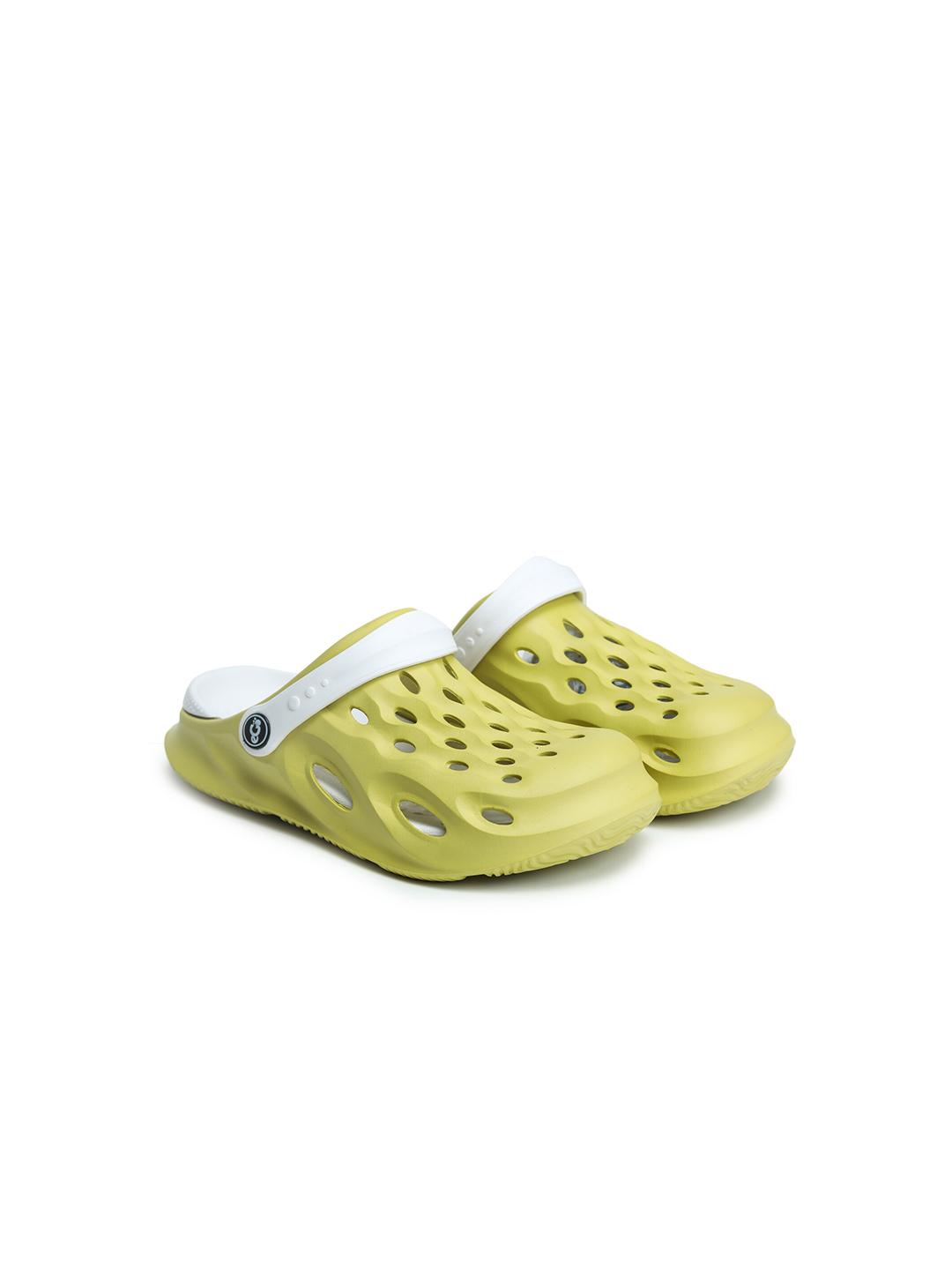 Buy E GO Women Mustard Yellow Clogs - Flip Flops for Women 15755032 ...