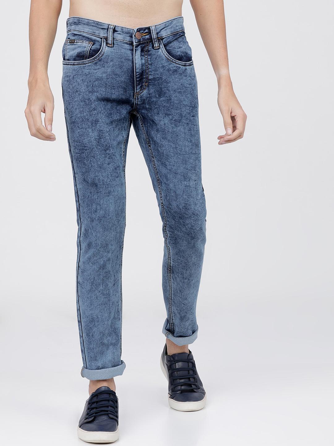 Buy KETCH Men Blue Slim Fit Heavy Fade Stretchable Jeans - Jeans for ...