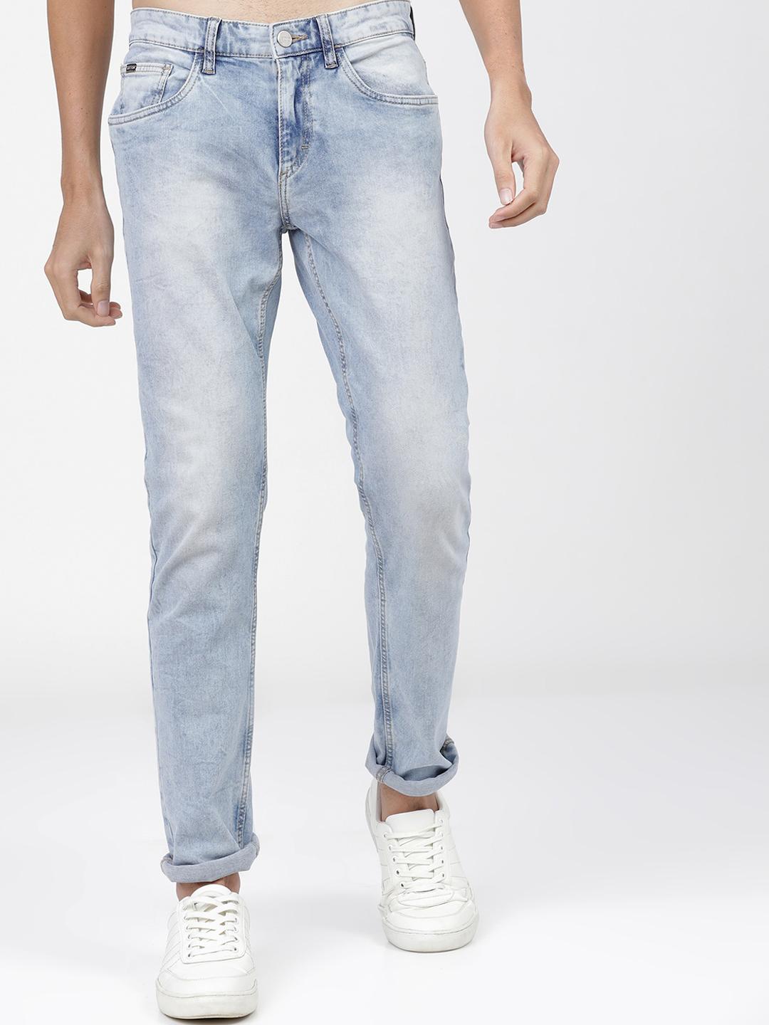 Buy KETCH Men Blue Slim Fit Heavy Fade Stretchable Jeans - Jeans for ...