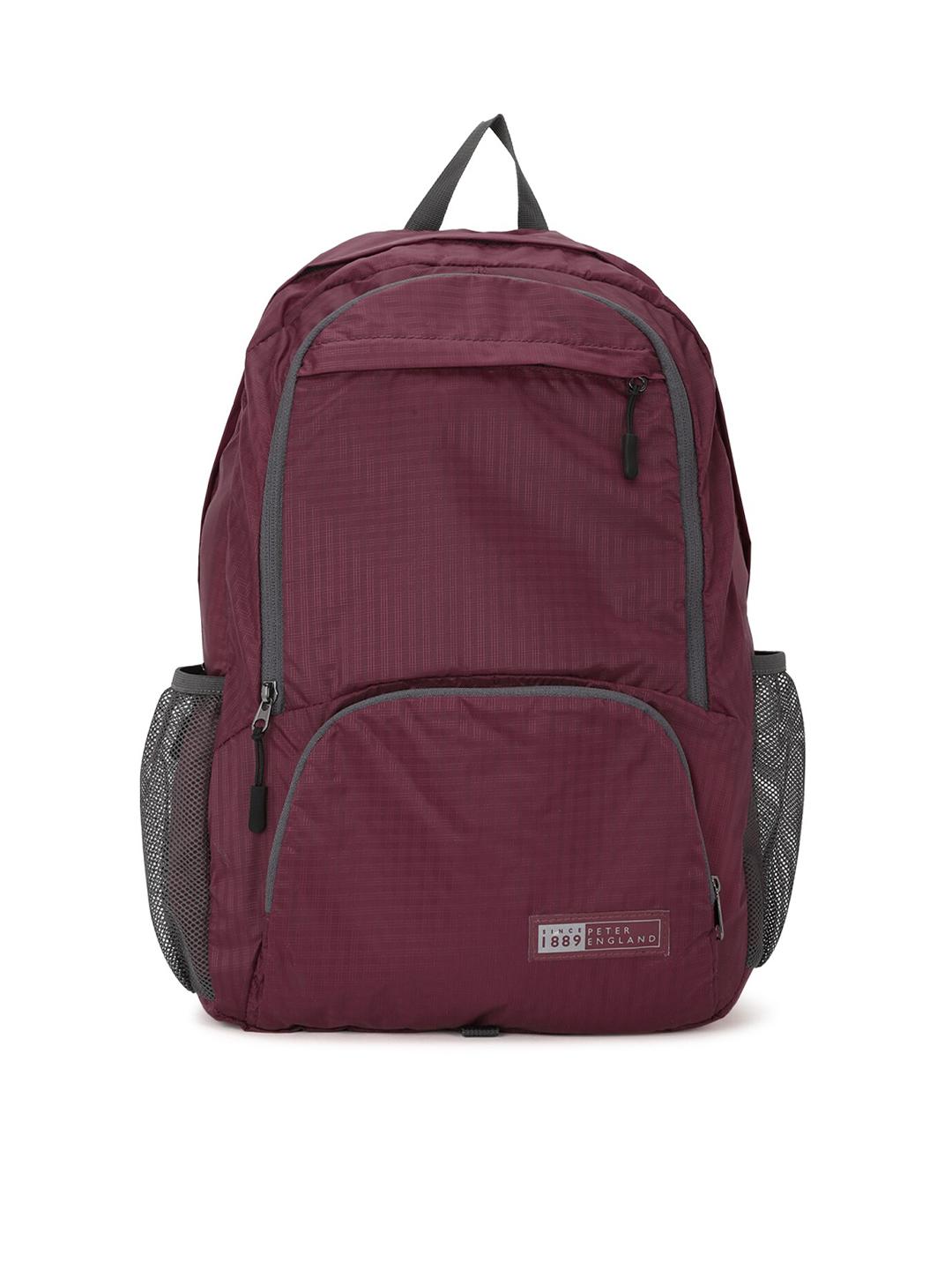 Buy Peter England Men Maroon Backpack - Backpacks for Men 15805270 | Myntra