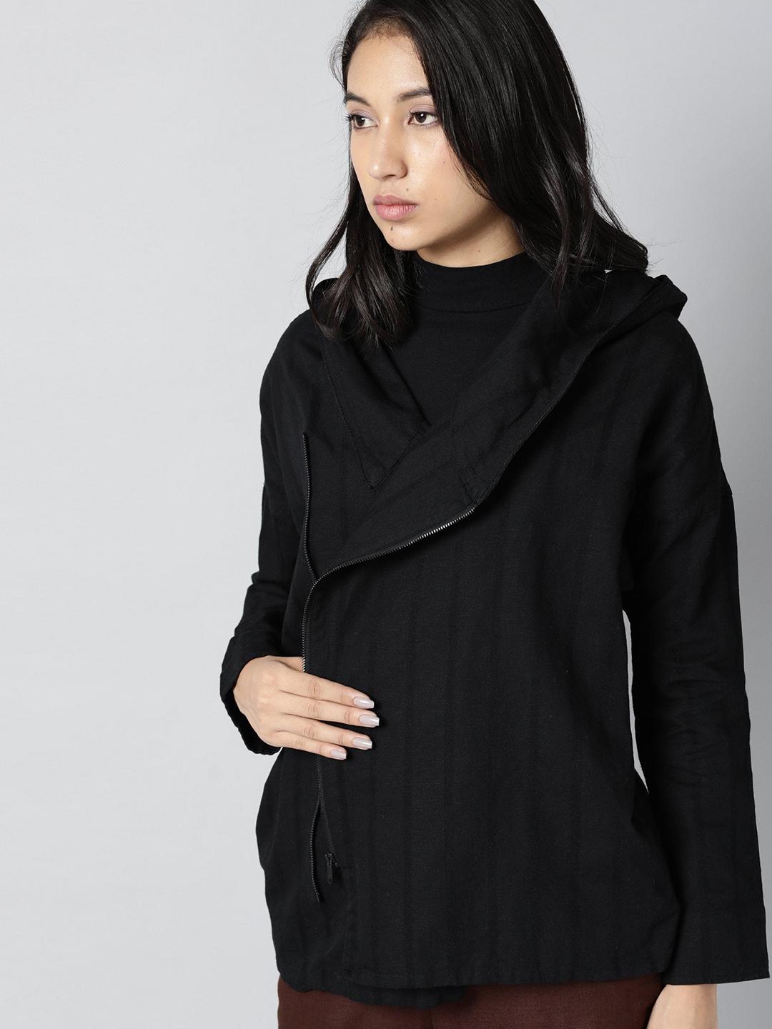 Buy RAREISM Women Black Tailored Jacket - Jackets for Women 15826080 ...