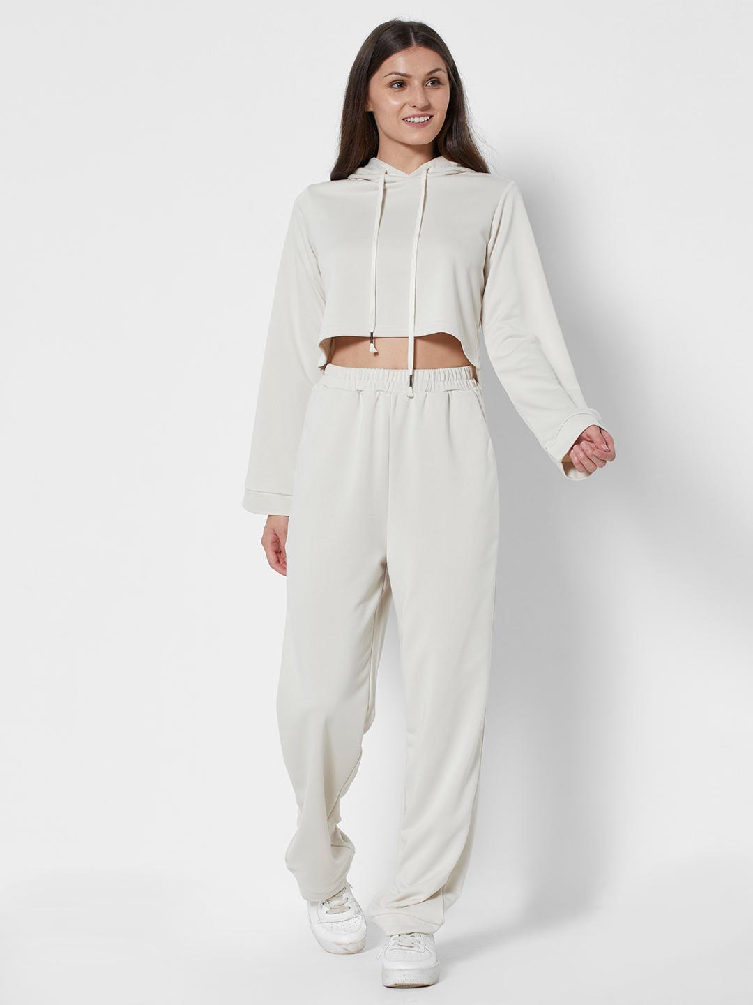 Buy URBANIC Women White Solid Co Ord Set - Co Ords for Women 15852020 ...