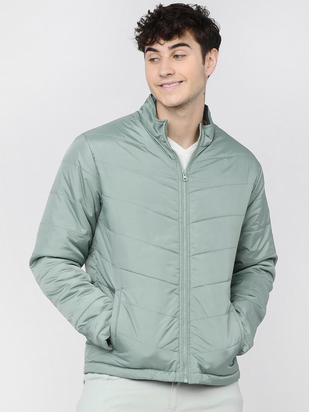 Buy HIGHLANDER Men Green Puffer Jacket - Jackets for Men 15873498 | Myntra