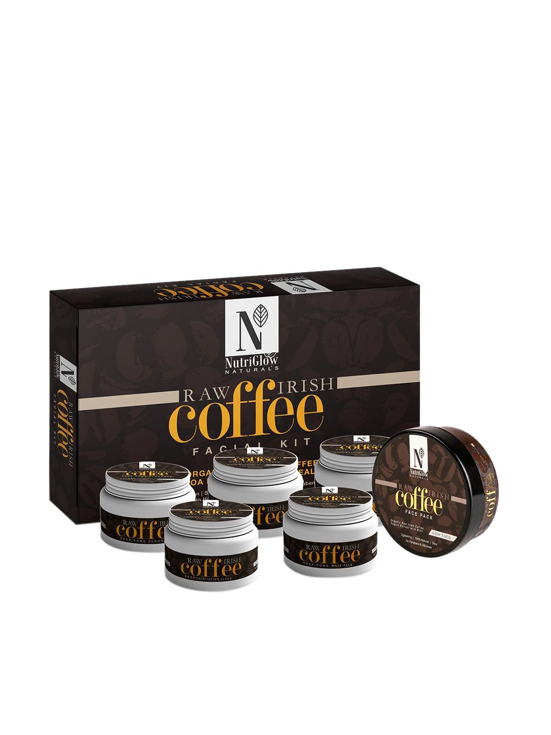 Buy NutriGlow Naturals Sustainable Raw Irish Coffee Facial Kit 250 G ...