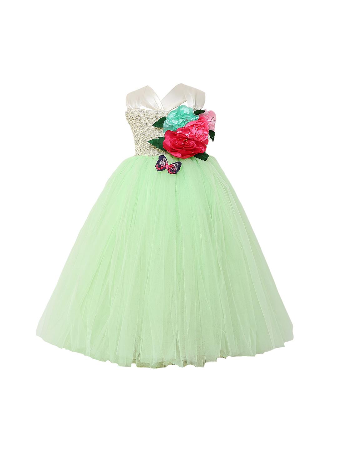 Buy TINY MINY ME Green Dress - Dresses for Girls 15933466 | Myntra