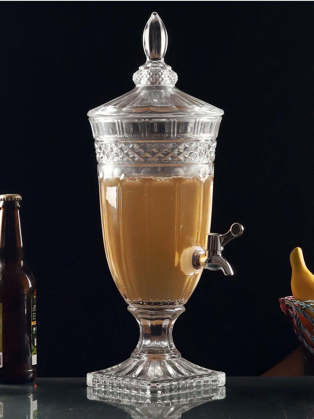 Buy Ceradeco Transparent Textured Liner Shaped Pitcher - Beer Pitcher ...