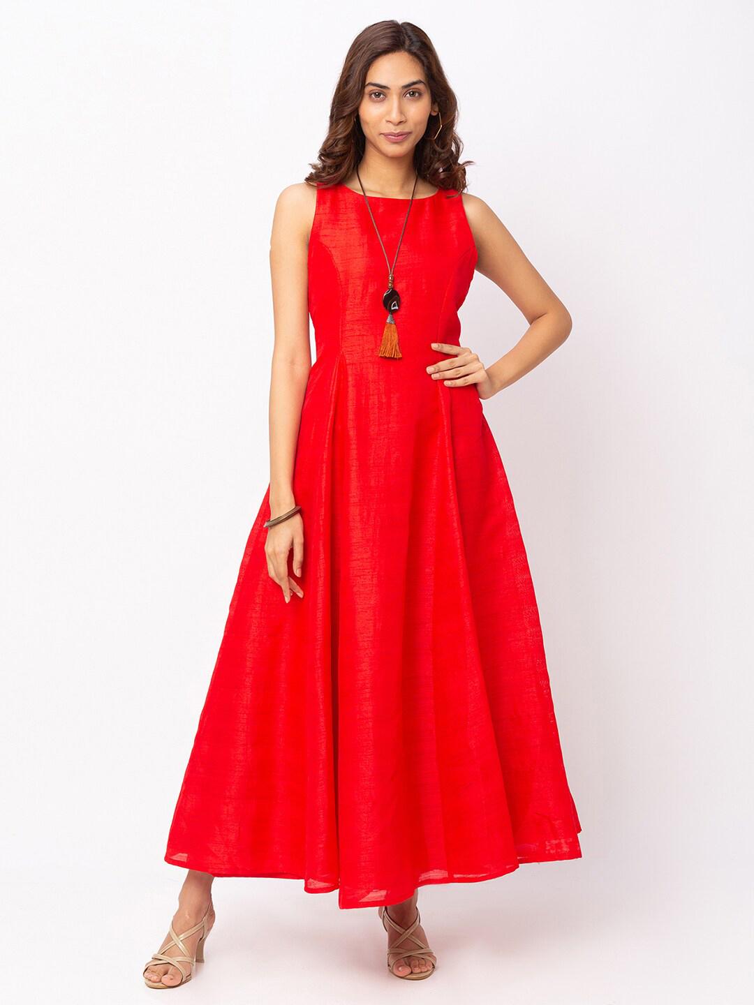 Buy Iti Women Red Maxi Dress - Dresses for Women 16264270 | Myntra