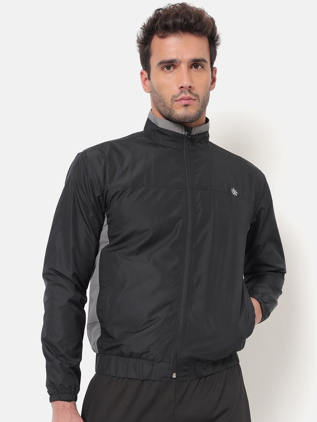 Buy CULT Men Black Water Resistant Bomber Jacket - Jackets for Men ...