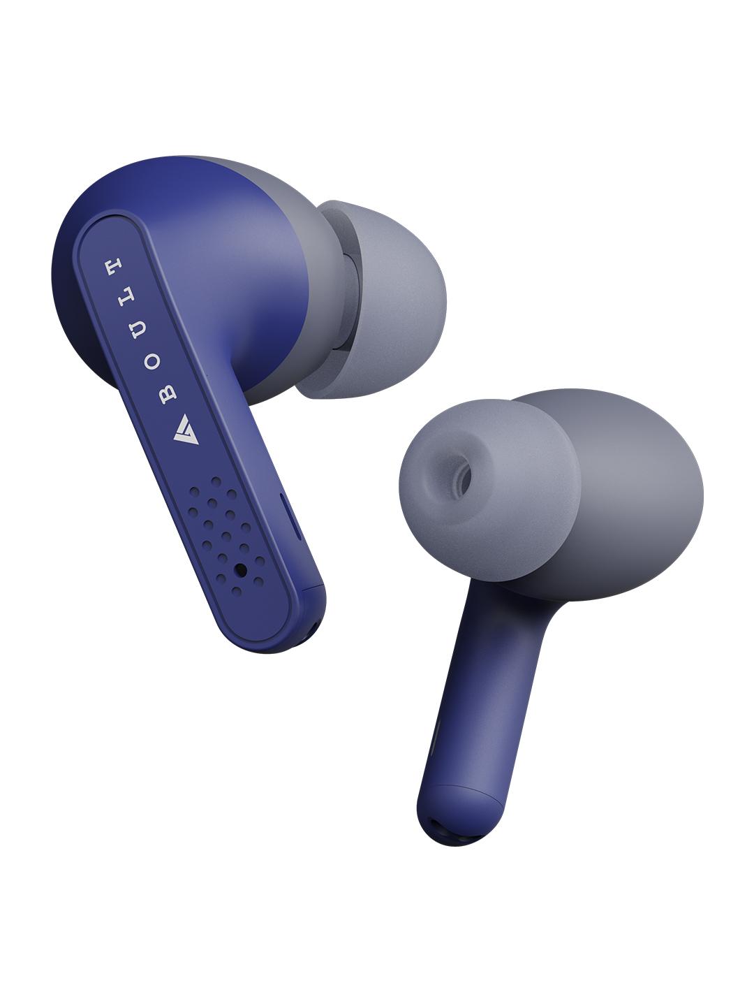Buy BOULT AUDIO Blue AirBass GearPods True Wireless Bluetooth Earbuds ...