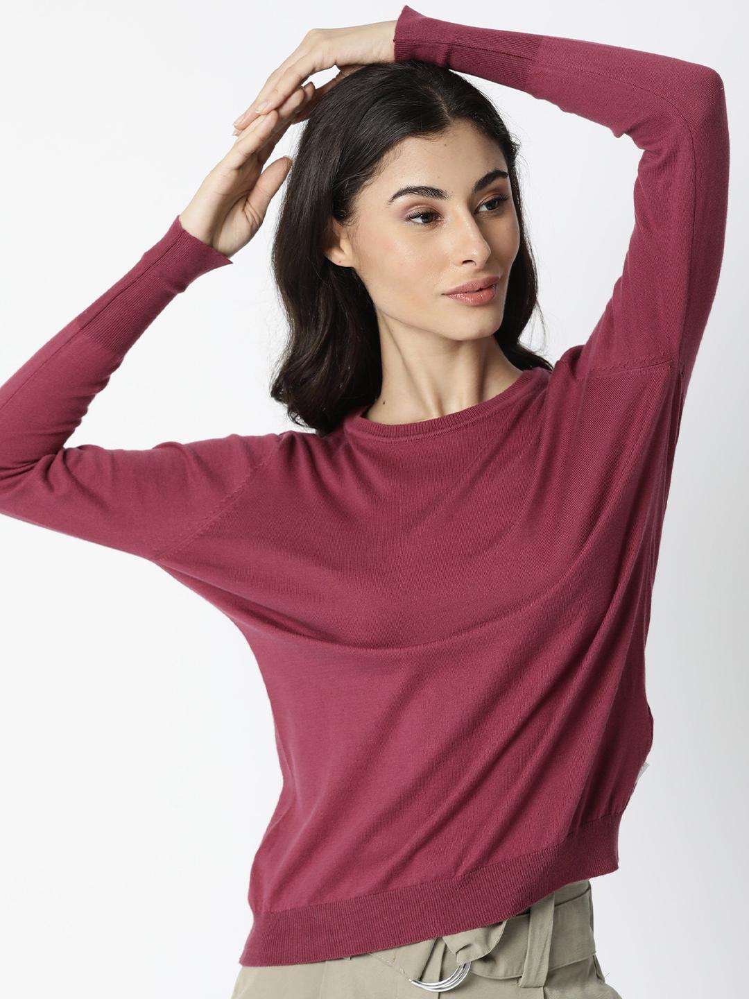 Buy RAREISM Women Pink Pullover - Sweaters for Women 16299682 | Myntra