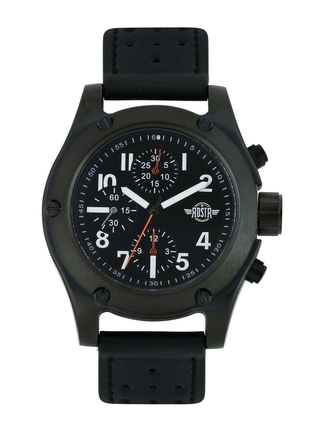 Buy RDSTR By Roadster Men Black Analogue Watch MFB PN WTH 5868 3 ...