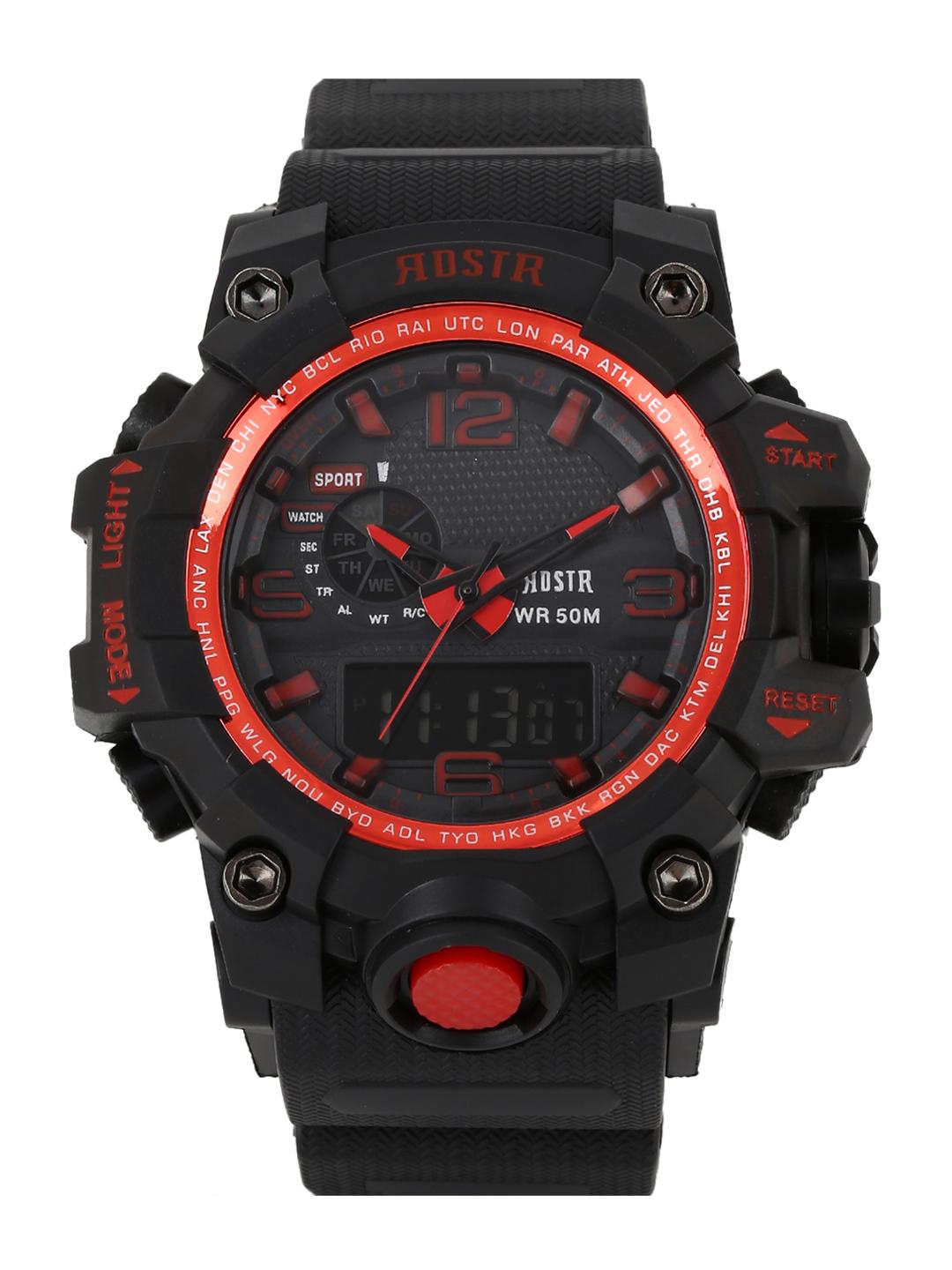 Buy RDSTR Men Charcoal Grey Chronograph Analogue & Digital Watch MFB PN ...