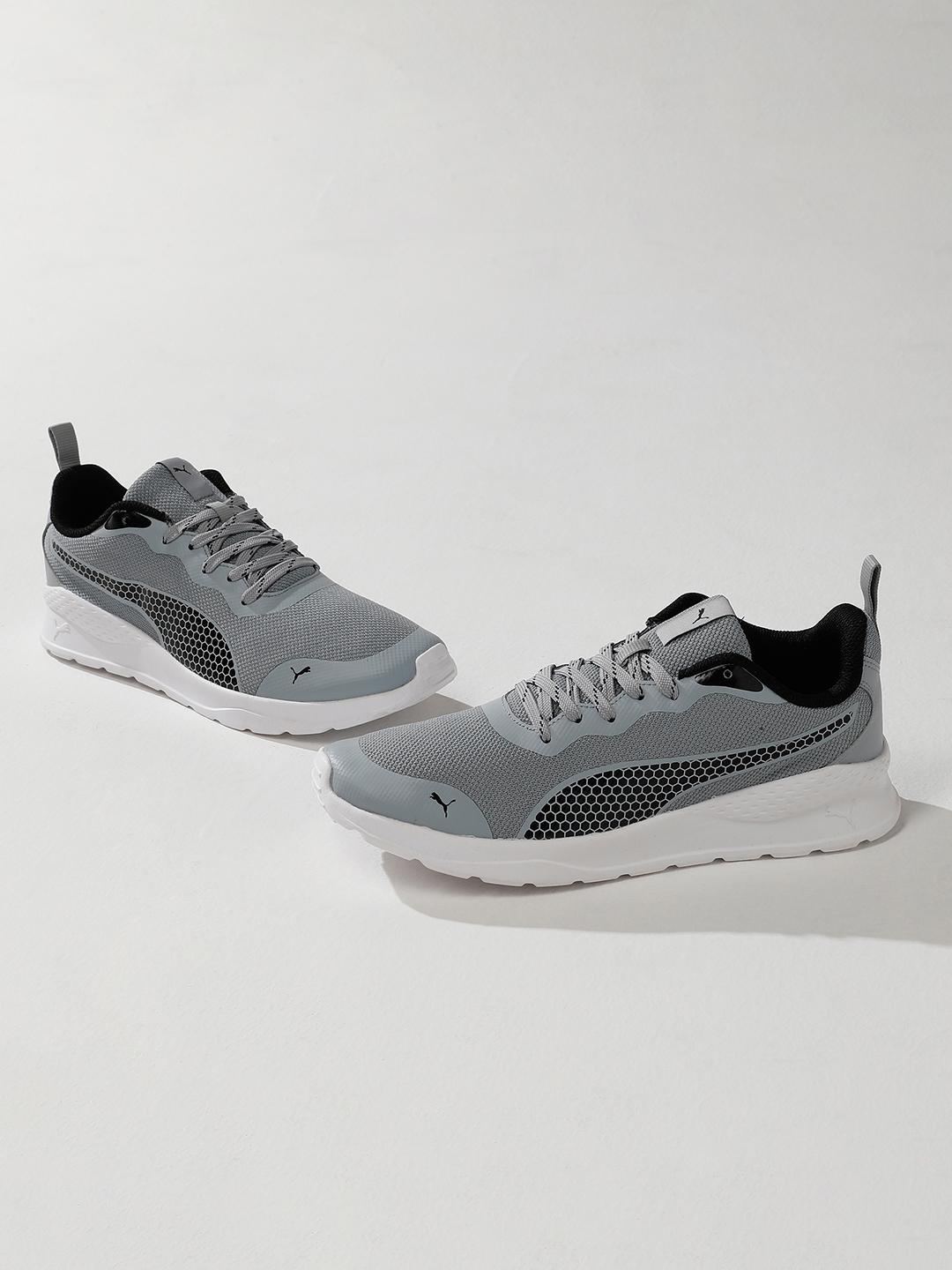 Buy Puma Men Grey Colourblocked Sneakers - Casual Shoes for Men ...