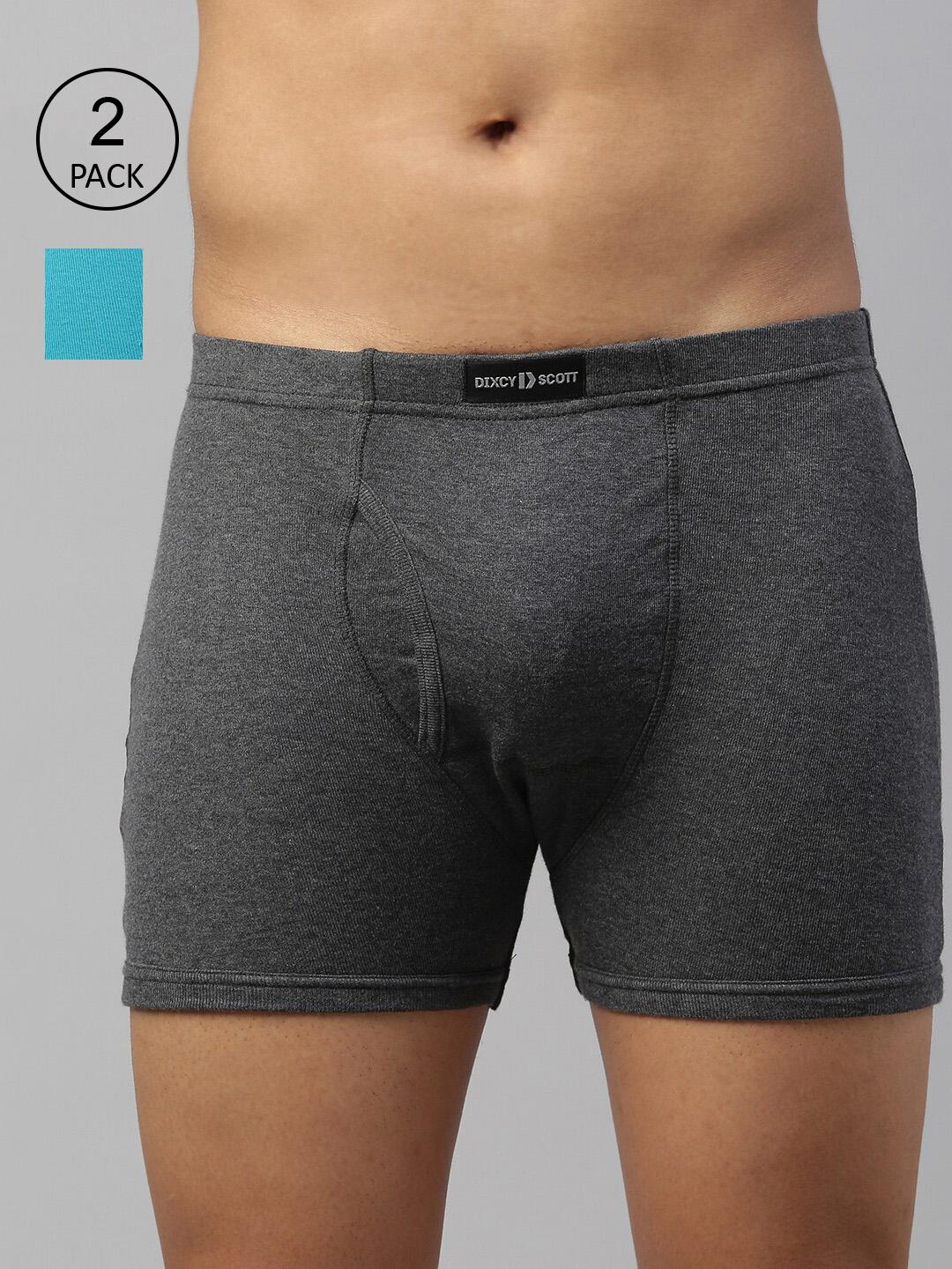 Buy DIXCY SCOTT MAXIMUS Men Pack Of 2 Mid Rise Comfort Fit Anti ...
