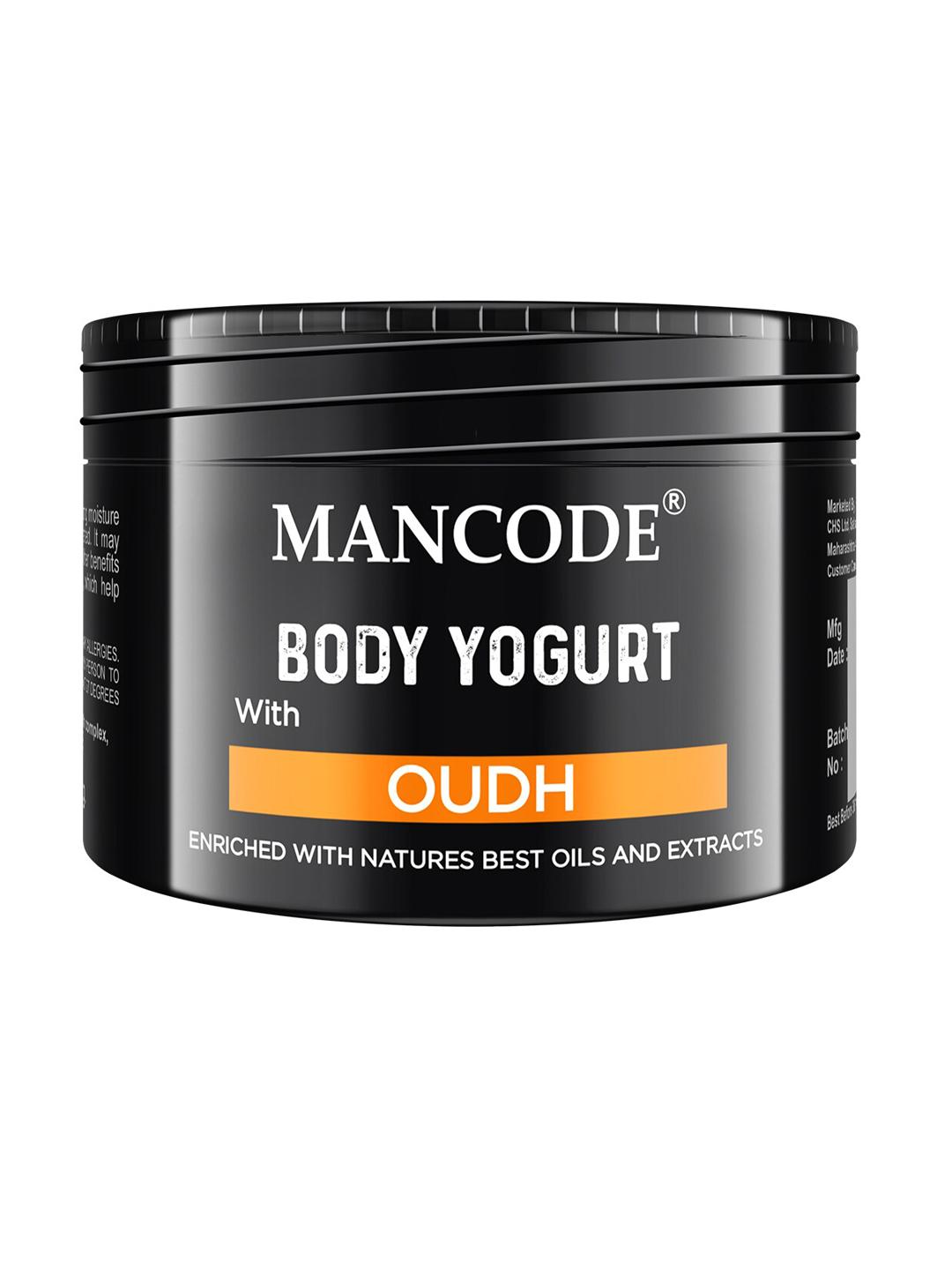 Buy MANCODE Oudh Body Yogurt 100Gm - Body Cream And Lotion for Men 16394122 | Myntra