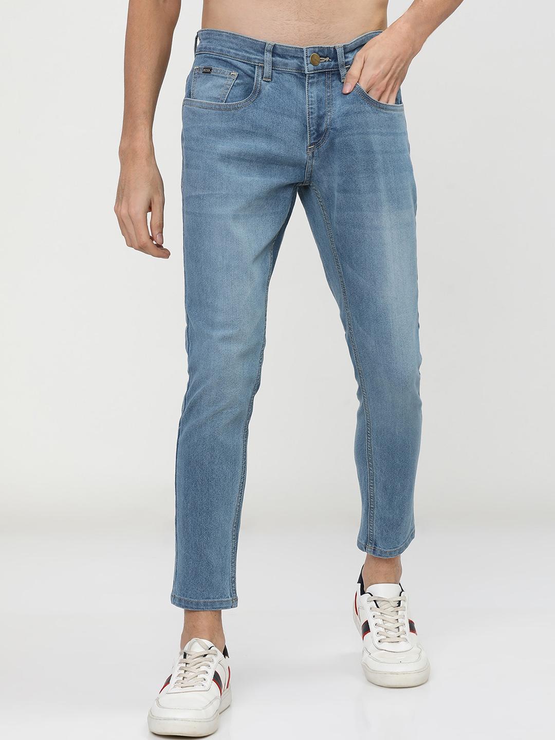 Buy KETCH Men Blue Tapered Fit Stretchable Jeans - Jeans for Men ...