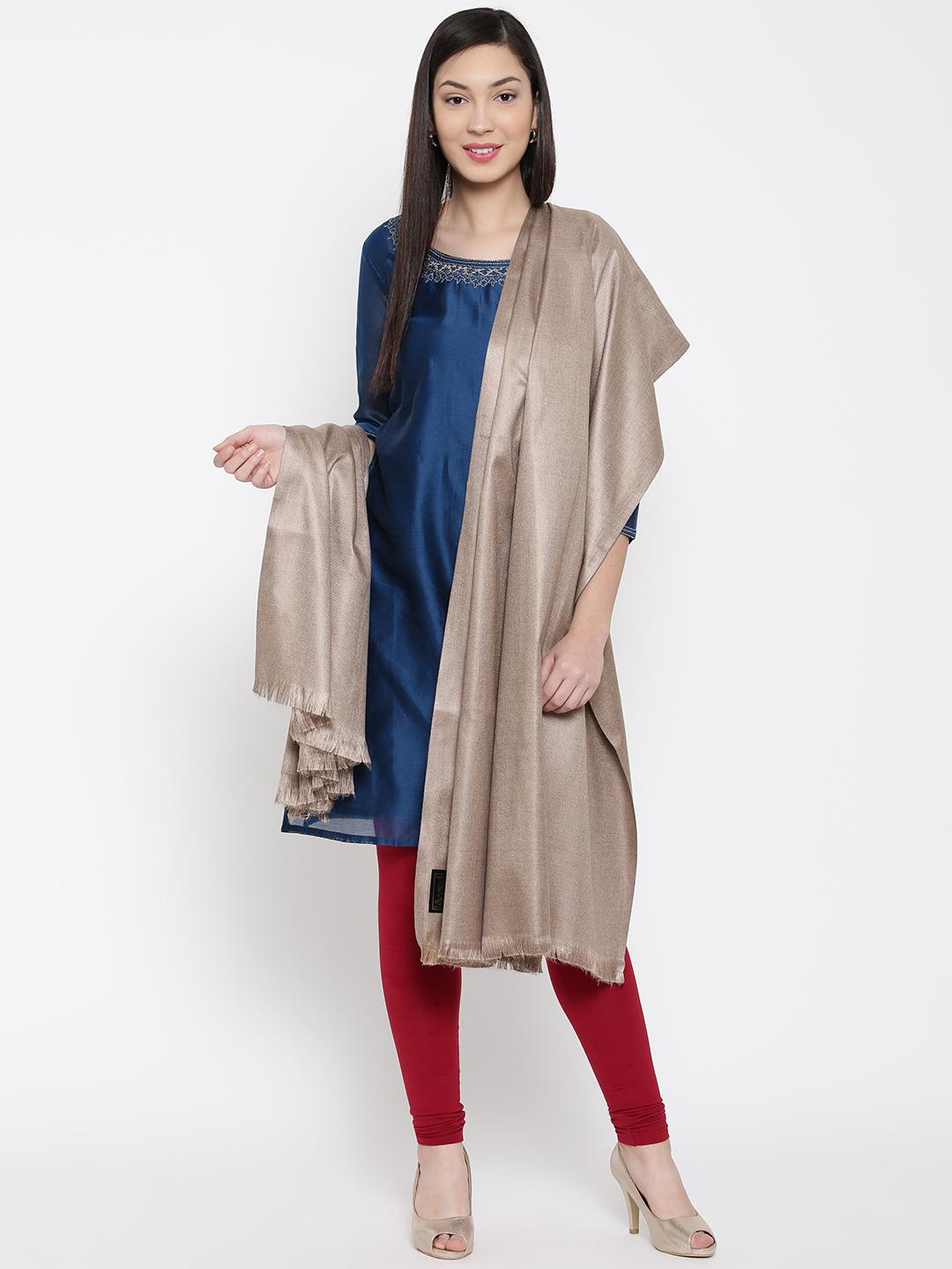 Buy WEAVERS VILLA Women Solid Winter Woollen Shawl - Shawl for Women ...