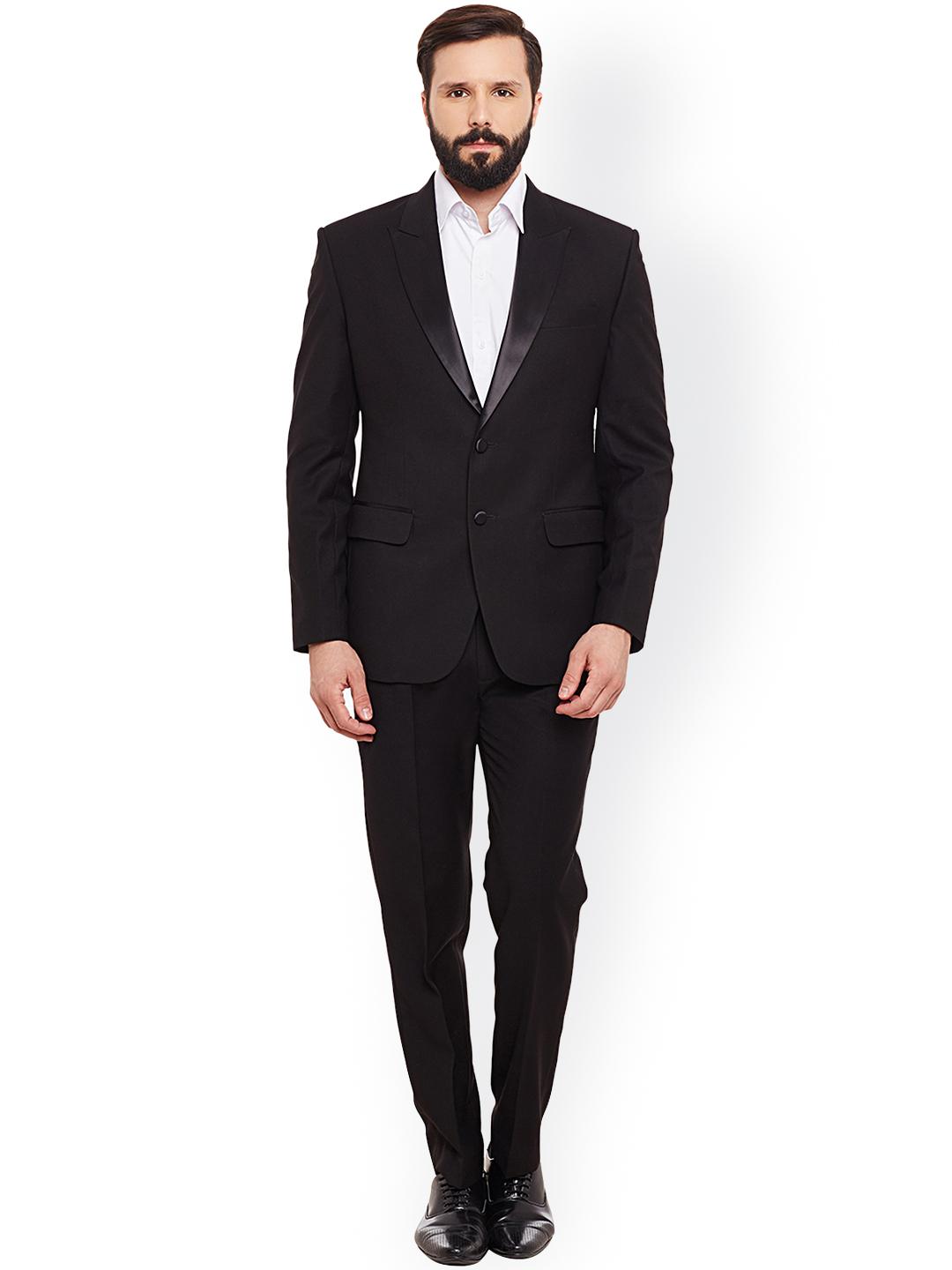 Buy Alvin Kelly Black Single Breasted Formal Suit - Suits for Men ...