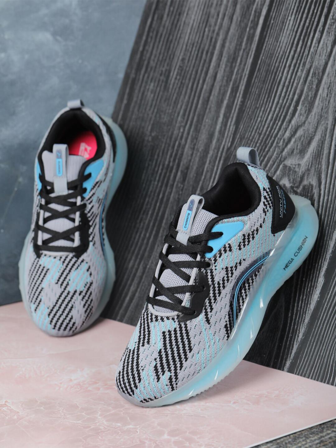 Buy ABROS Women Grey & Sea Green Mesh Running Shoes - Sports Shoes for ...