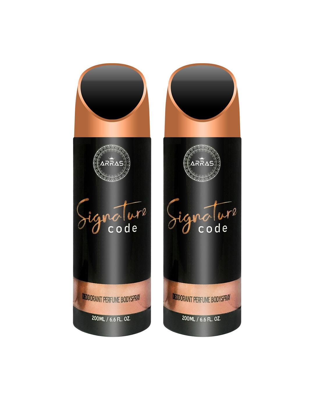 Buy Arras Pack Of 2 Signature Code Deodorant Perfume Body Spray 200ml ...