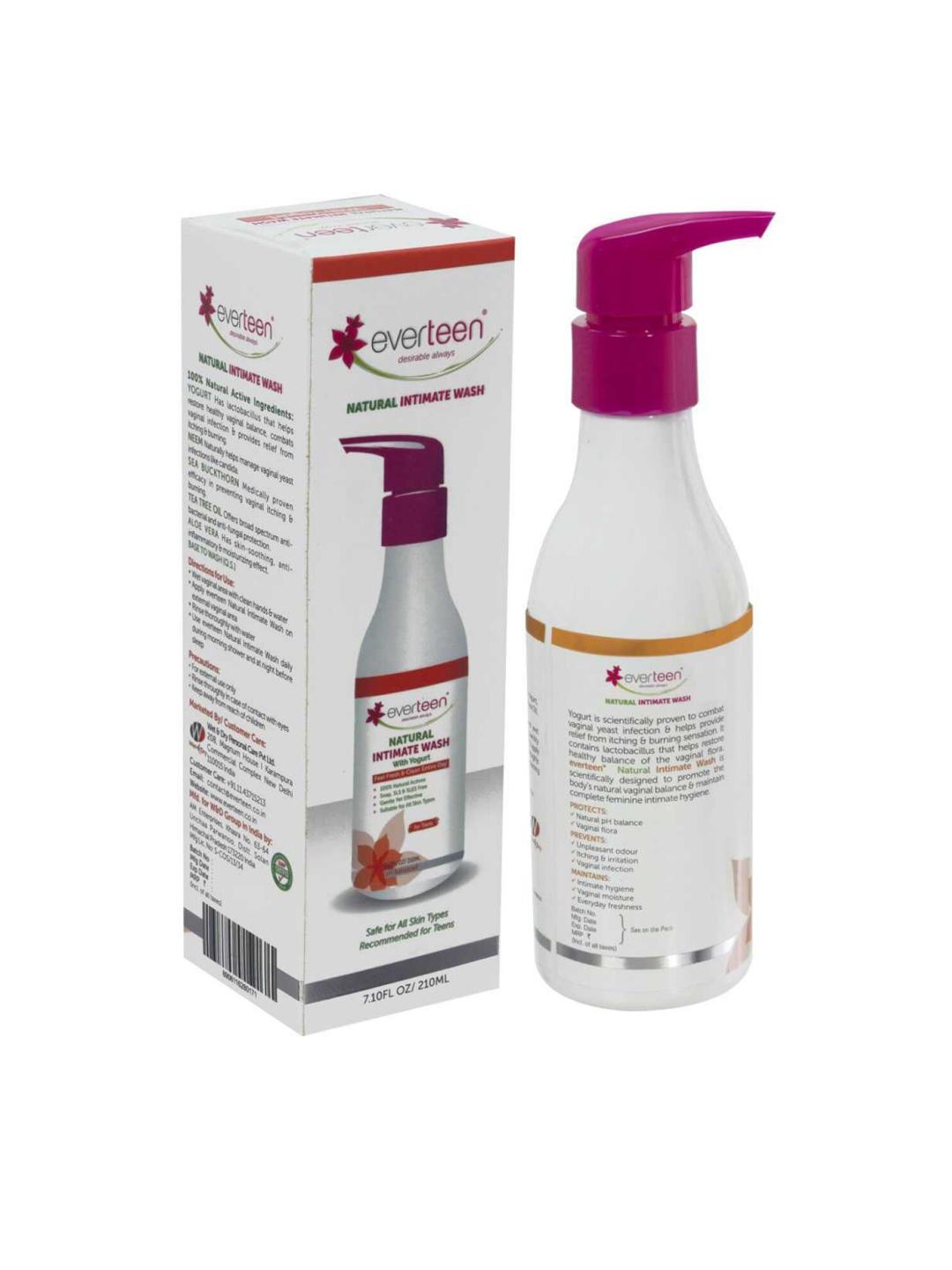 Buy Everteen Yogurt Natural Female Hygiene Intimate Wash 210 Ml ...
