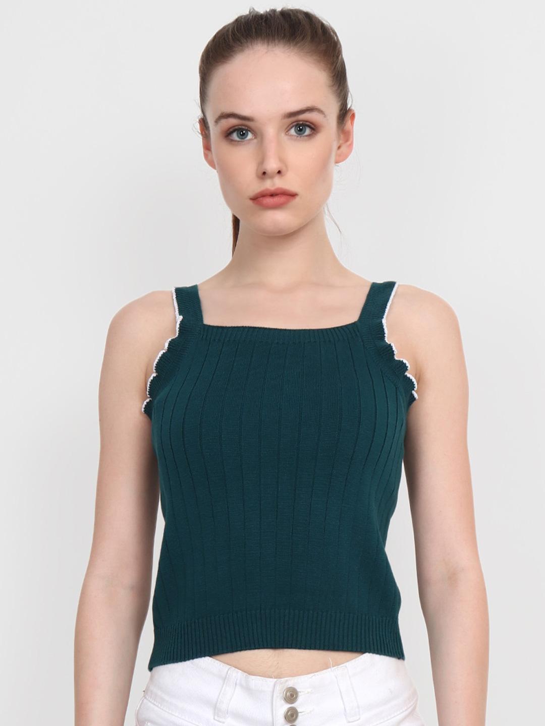 Buy JoE Hazel Woman Green Top - Tops for Women 16716824 | Myntra