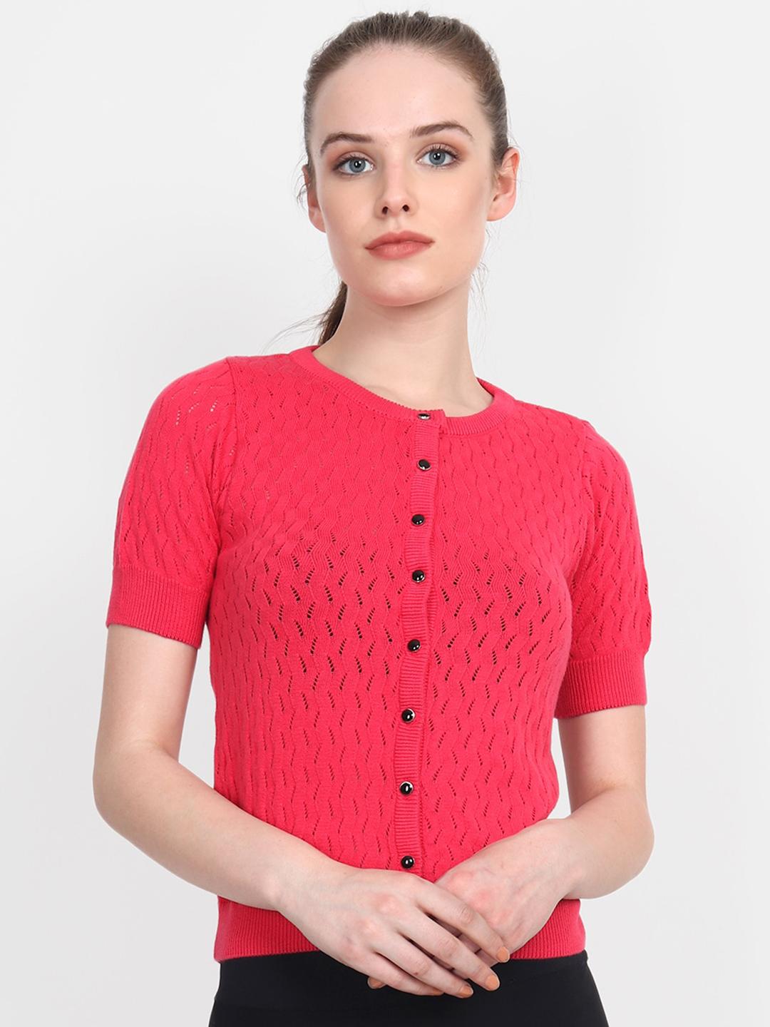Buy JoE Hazel Woman Pink Cardigan - Tops for Women 16716852 | Myntra