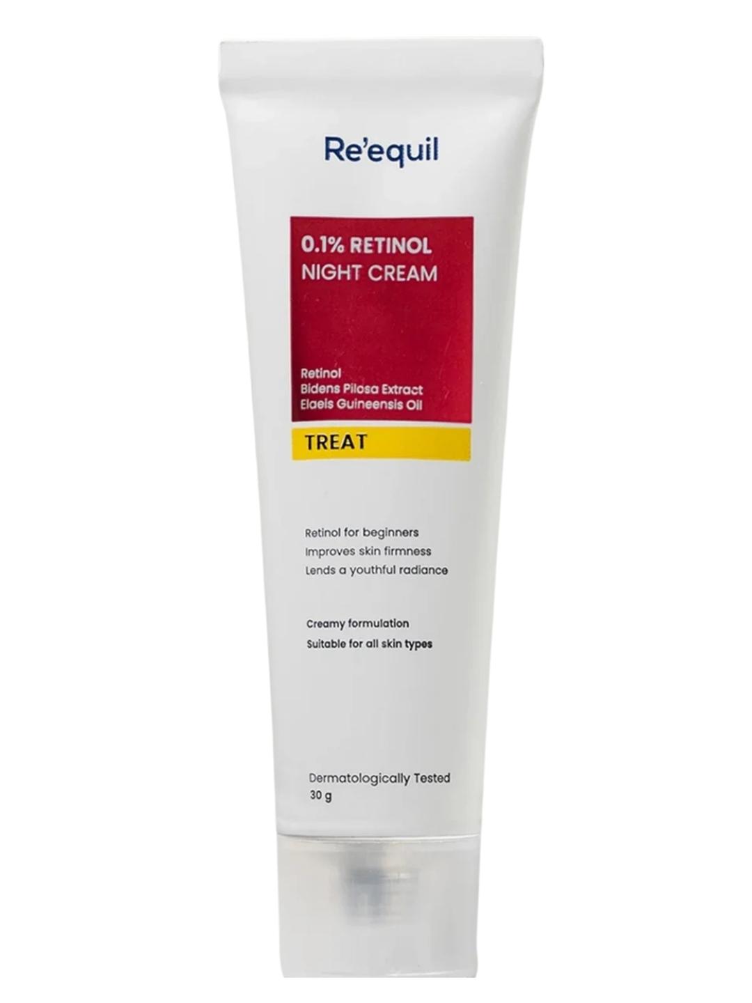Buy Reequil 0.1% Retinol Night Cream For Wrinkles & Skin Tightening ...